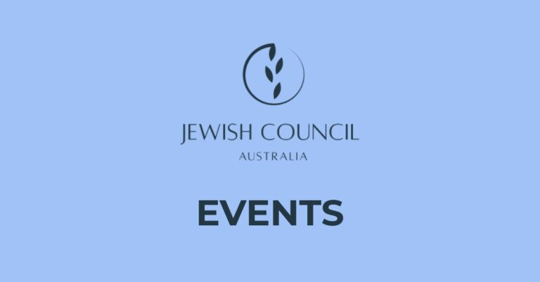 Events | Jewish Council of Australia